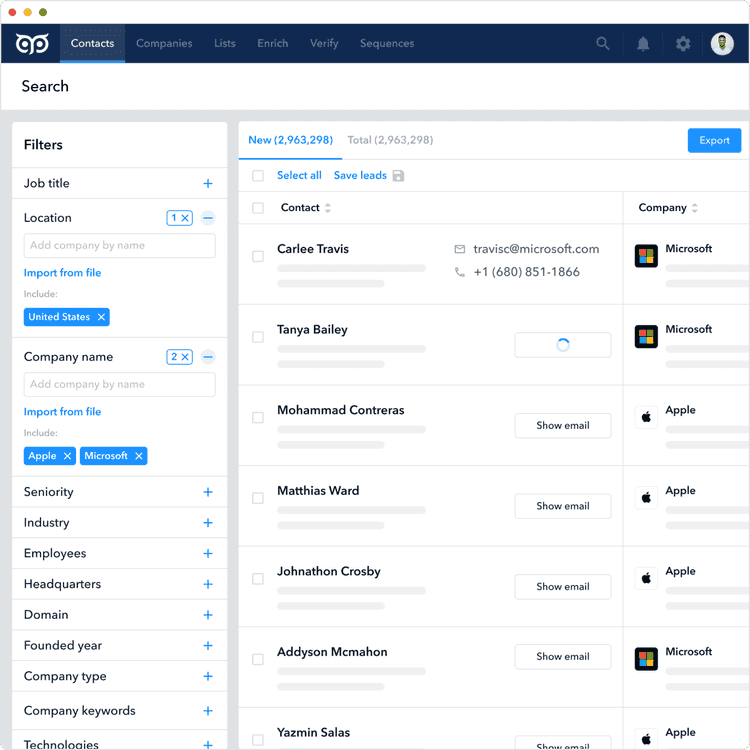 Email finder • Free email search - find 50 valid emails for free